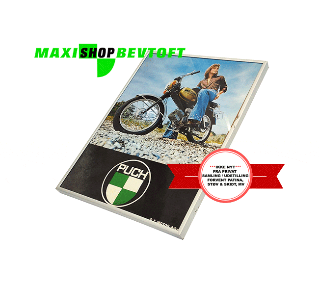 PUCH VZ 50 FLAGSKIB i ramme - Danmarks bedste PUCH Maxi shop