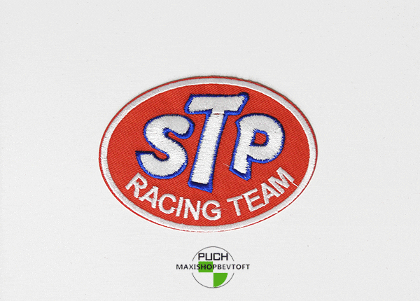 Stofmærke 71 x 99 mm STP RACING TEAM i den bedste kvalitet med klæber ...